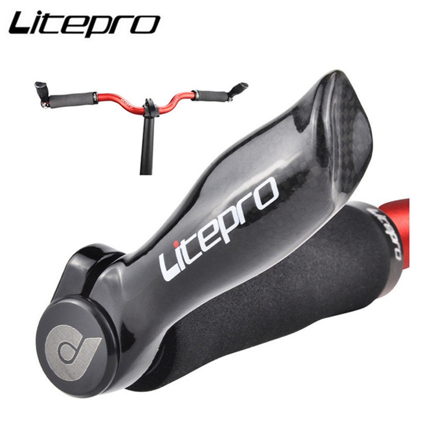 Litepro Carbon Fiber Auxiliary Handlebar 22.2mm Folding Bike Small Vice ...