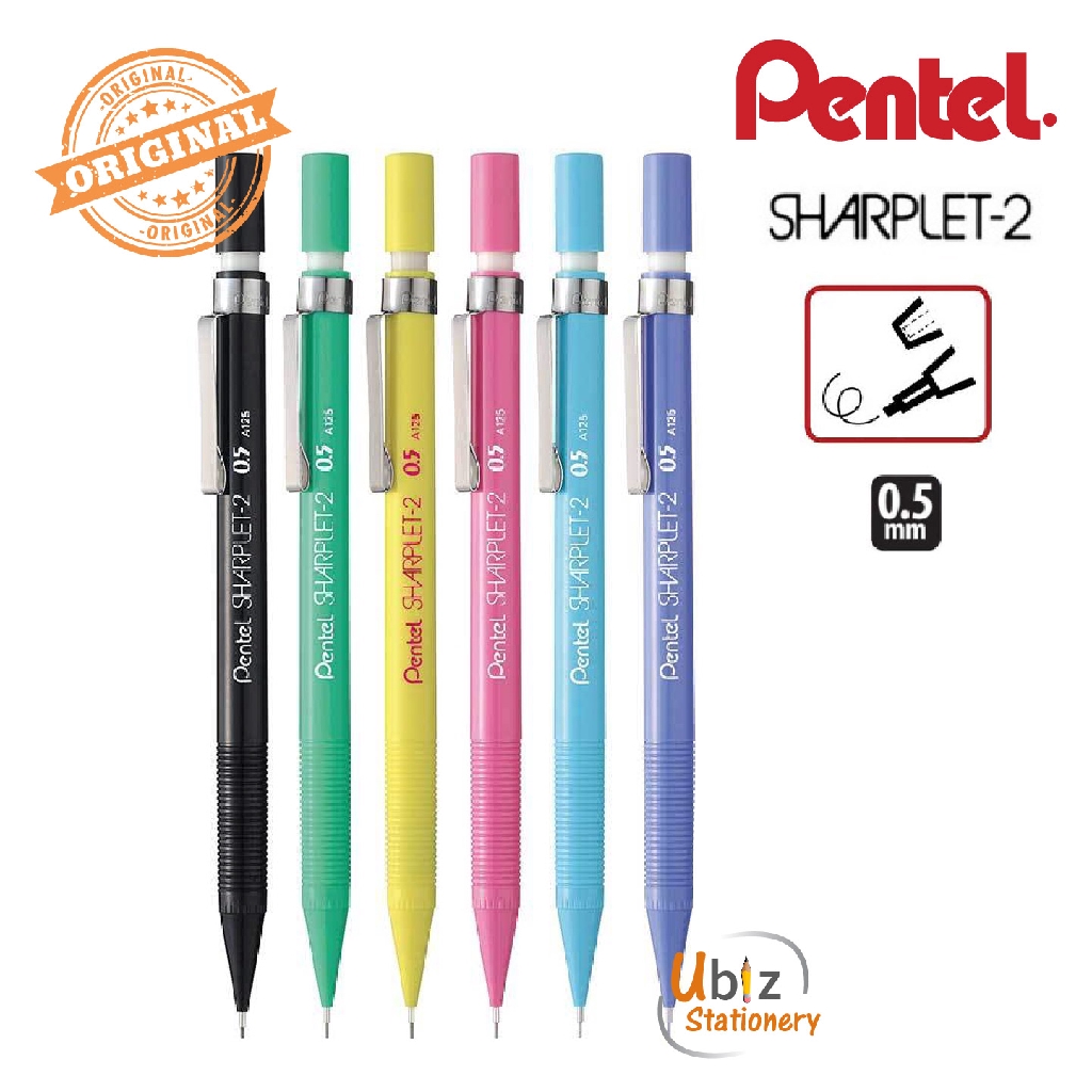 Pentel Sharplet-2 Mechanical Pencil 0.5mm (Random Colour) | Shopee ...