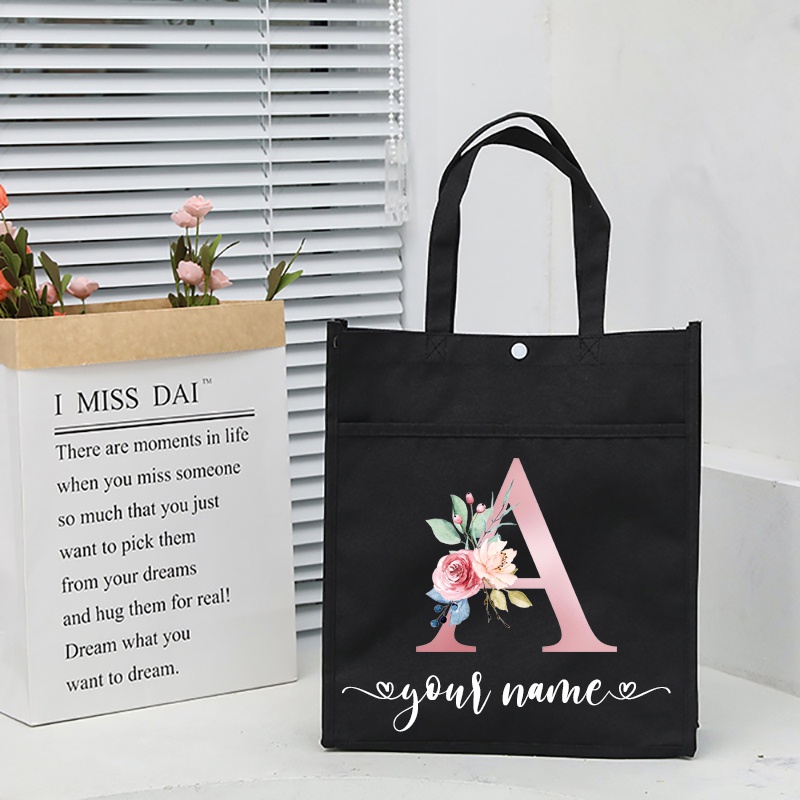 Custom Name Storage Bags English Letter Add Name School Bag (pls Give ...