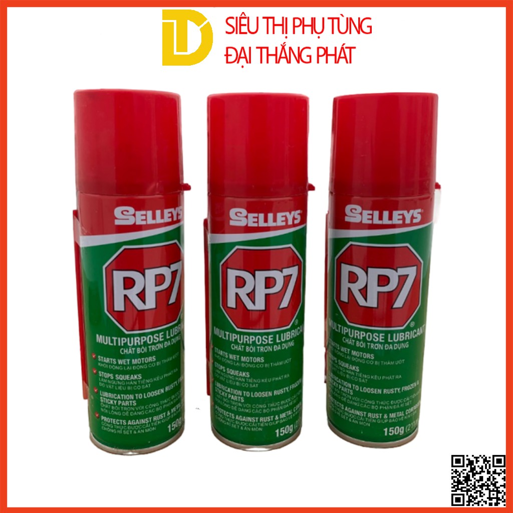 RP7 anti-rust spray bottle, lubricant spray bottle 150g - 350g | Shopee ...