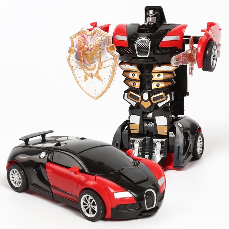 【SG in stock】Transformer Car robot kid birthday gifts Police Car Robot ...