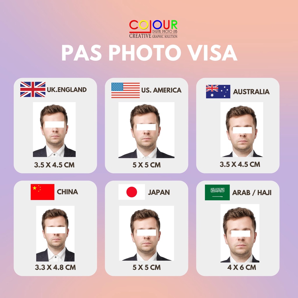 VISA / PASSPORT PHOTO PRINTING PACKAGE | Shopee Singapore
