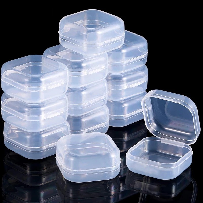 Small Boxes Square Transparent Plastic Box/Transparent Jewelry Storage ...