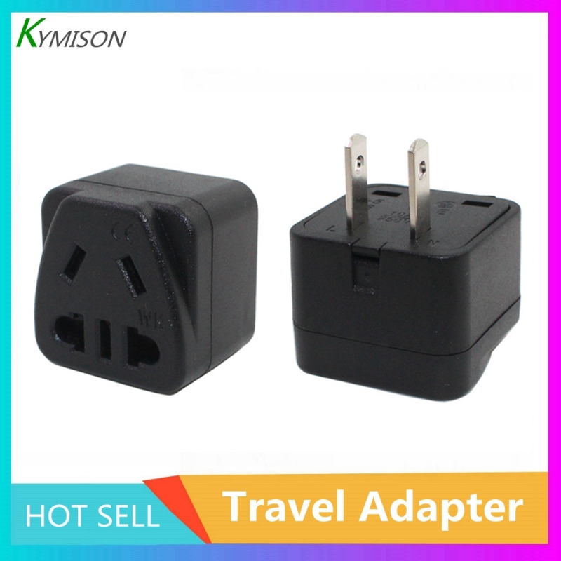 US 2-Flat pins Type A Travel Adpter, US/AU/China to Philippines Japan ...