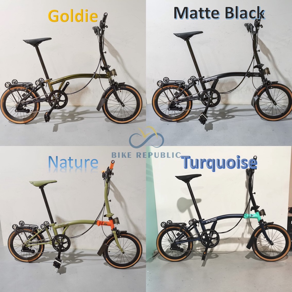 Element Pikes Folding Bike 6 / 9 Speed Trifold M bar Bicycle | Shopee ...