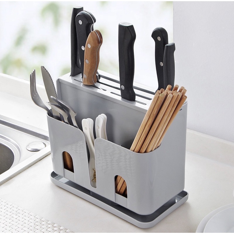 [SGBestDeal] Kitchen Cutlery Storage Stand / Household Knife Holder ...