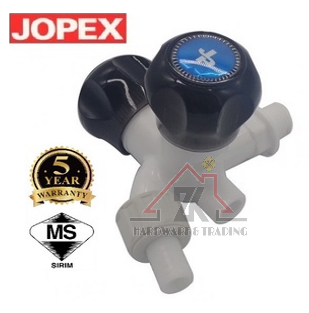 Two Way Plastic Bibtap Kepala Paip Plastik PVC Kembar Two Way Tap Water ...