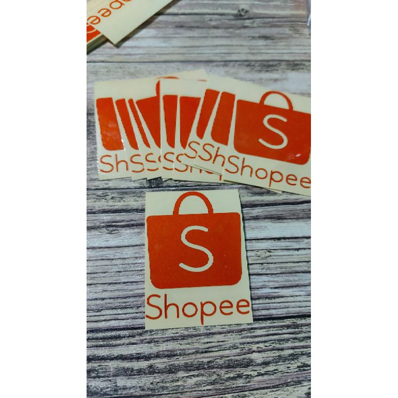 SHOPEE CUTTING LOGO STICKER | Shopee Singapore