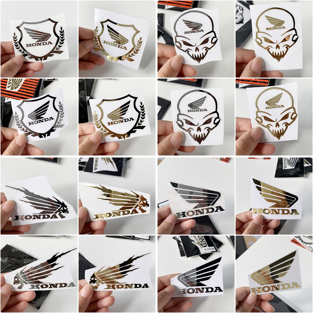 1PCS Honda Metal motorcycle Stickers Emblem Badge Decal Decals For ...