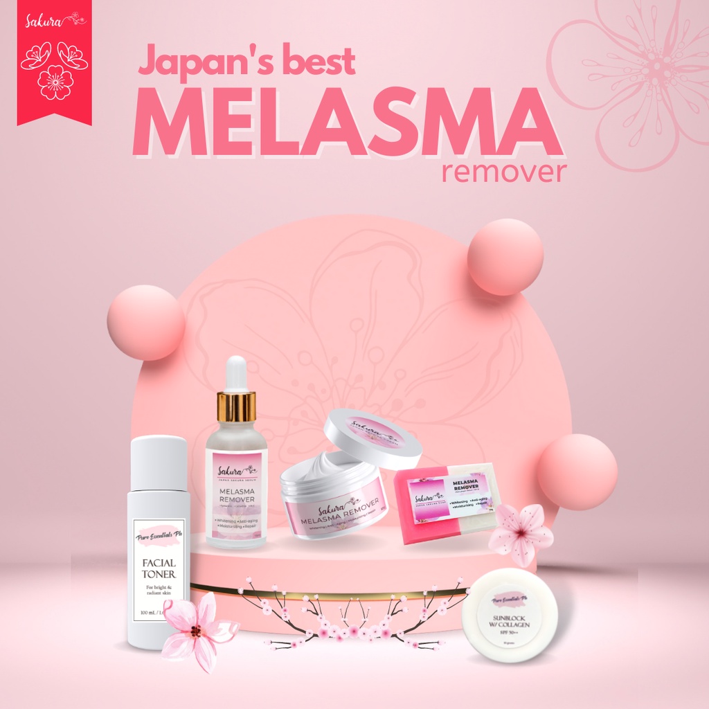 Japan Sakura Set ( Melasma/Pekas Remover) | Shopee Singapore