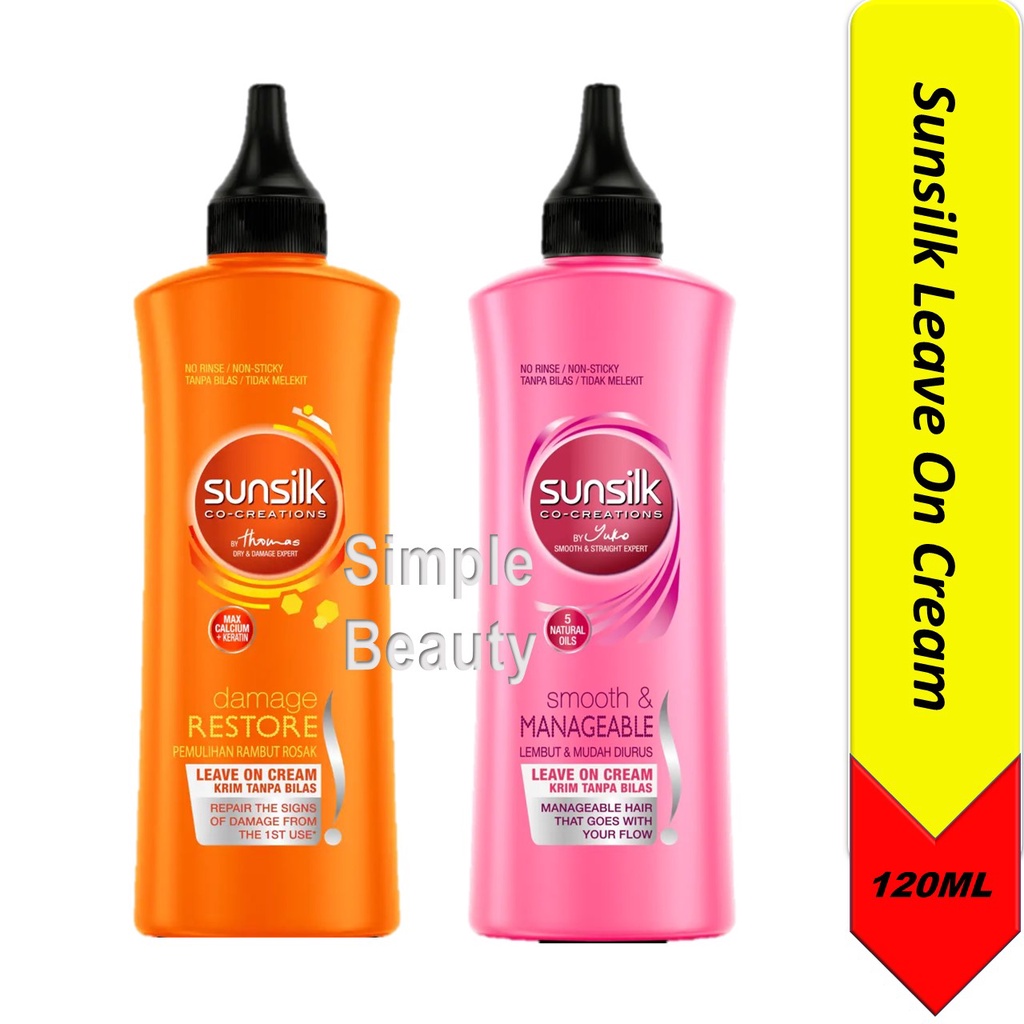 Sunsilk Leave On Cream, 120ml | Shopee Singapore