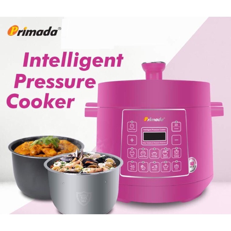 🔥Limited Pink🔥 Primada 4L Pink Pressure Cooker | Shopee Singapore
