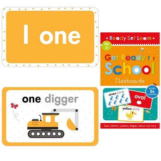 Ready Set Learn Flashcard : Get Ready For School/ABC/Letter Sounds ...