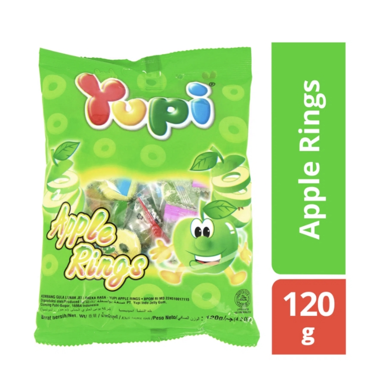 Yupi Apple Ring 110G | Shopee Singapore