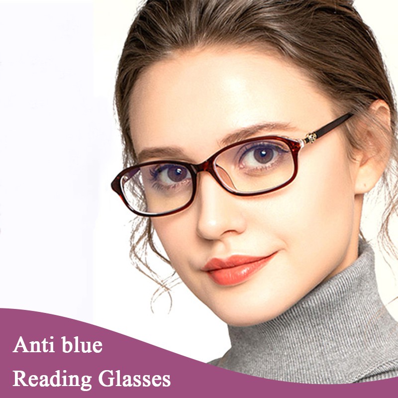 Reading Glasses with Graded Lens Anti Radiation Reading Glasses for ...