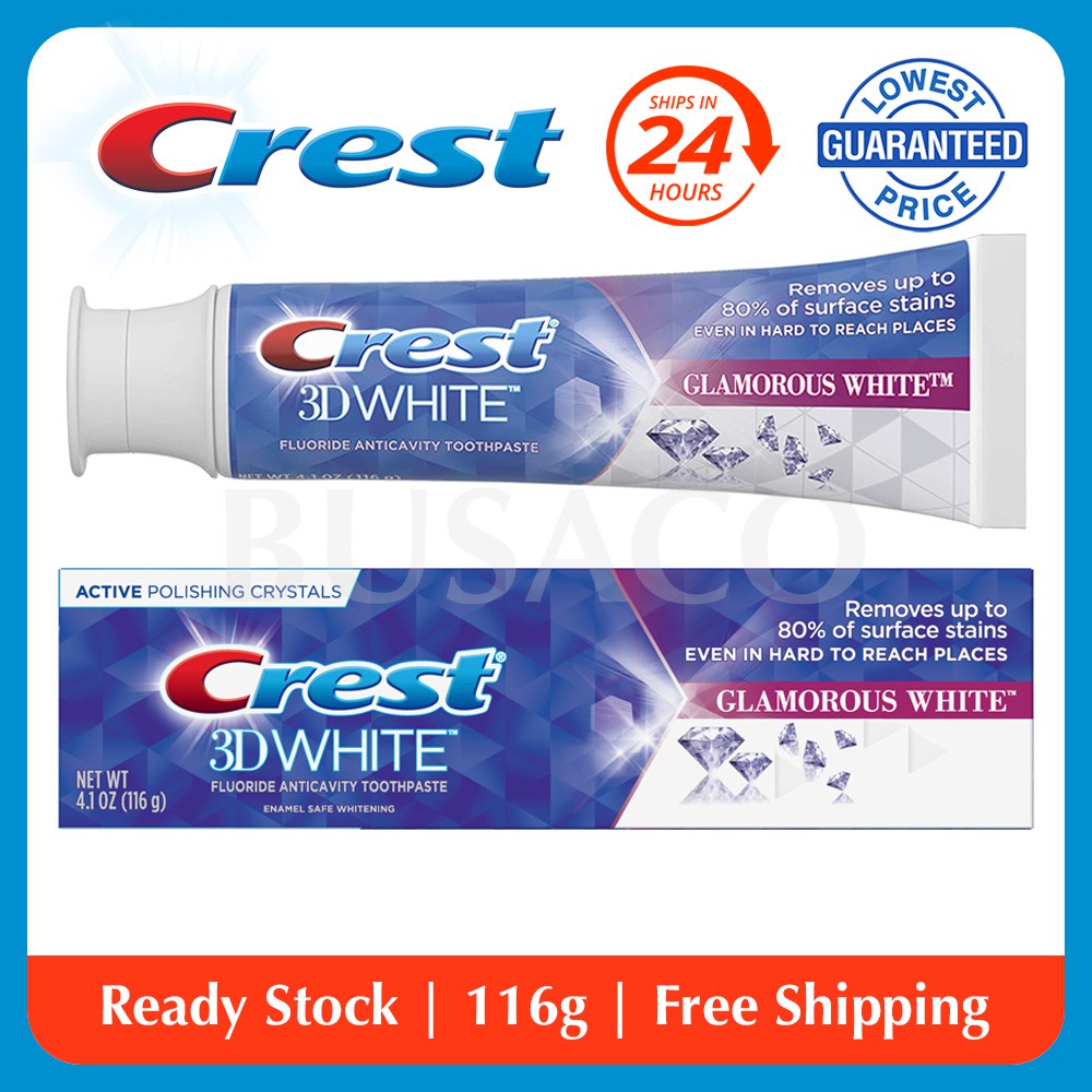 Crest 3D White Glamorous White | Advanced Triple Whitening | Radiant ...
