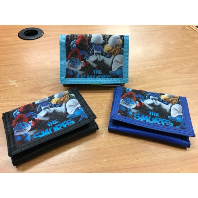 !! The Smurfs Cartoon Kid Wallet | Shopee Singapore