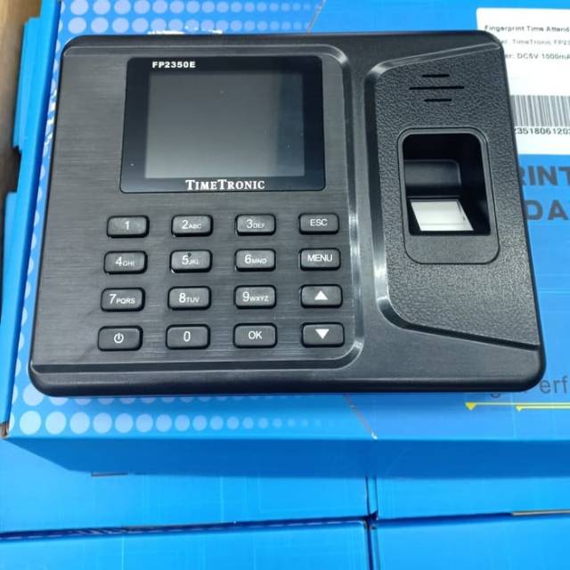 MESIN Timetronic 2350 E Attendance Machine ~ FINGERPRINT ABSENCE ...