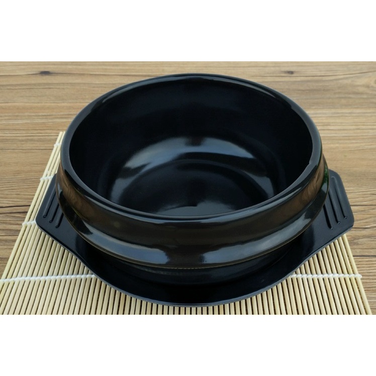 [SG stock] Korean bibimbap stone pot with lid/Ceramic heat-resistant ...