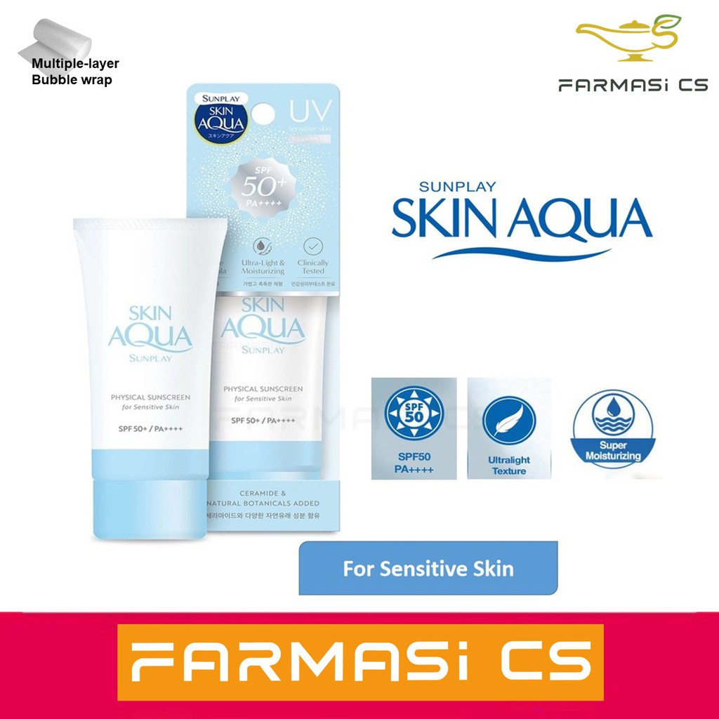 Sunplay Skin Aqua Physical Sunscreen SPF 50+ 50ml EXP:05/2025 ...