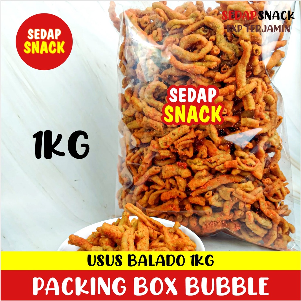 Chicken Intestine Chips 1 KG Spicy Delicious Crispy / Balado Spicy ...