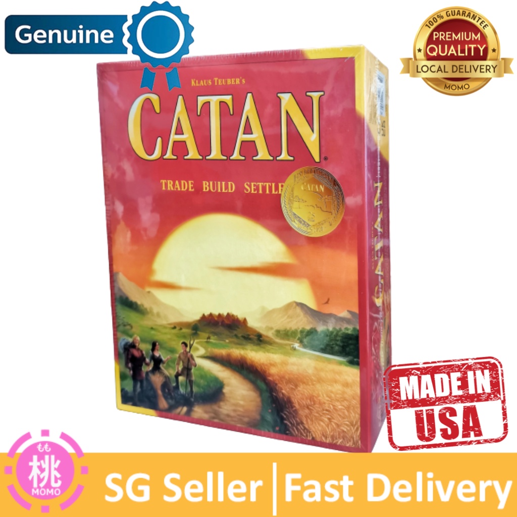 Catan Board Game (Base Game) 5th / 6th Edition | Family Board Game ...