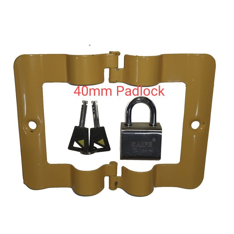 WATER METER COUPLING CLAMP / KUNCI METER AIR / METER LOCK (YELLOW ...