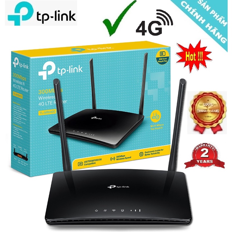 TPLink MR6400 4G LTE WiFi Router with Lan Port | Shopee Singapore