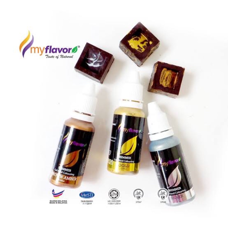 My flavor shimmer gel food color halal/halal shimmer food coloring ...
