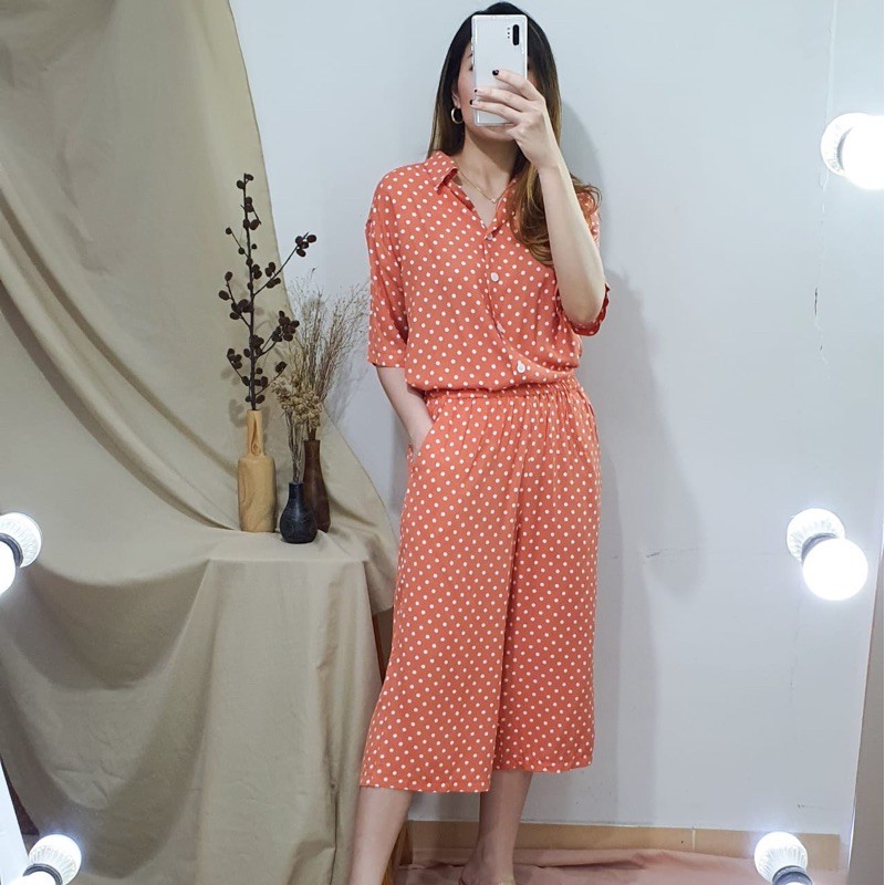 Premium Women's Set - Dolly Polka Set NWclothing | Shopee Singapore