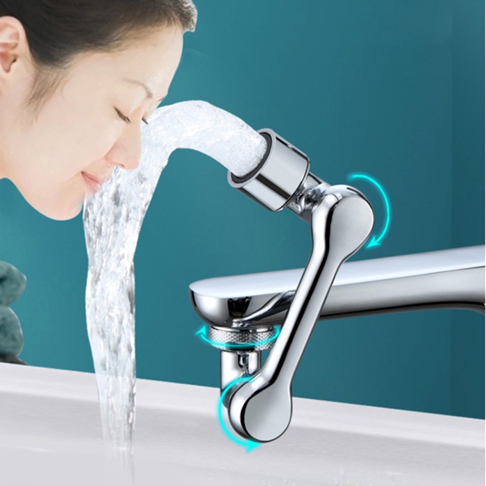SG Stock Universal splash faucet can rotate 1080° Mechanical Arm ...