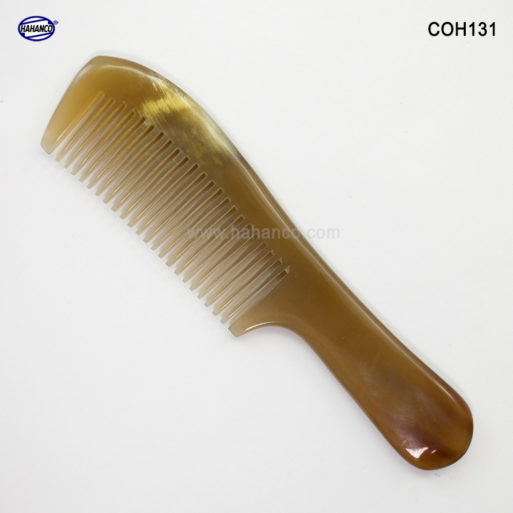 Horn Comb made in Japan (Size: S - 14cm) Compact in pocket - COH131 ...