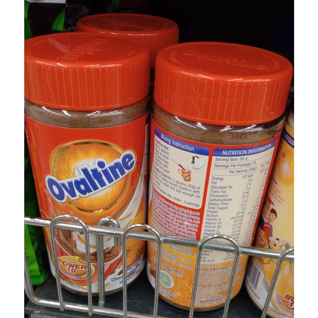 Ovaltine Chocolate Jar 400g | Shopee Singapore