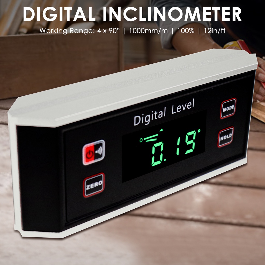 Digital Electronic Inclinometer Angle Finder Waterproof IP65 Protractor ...