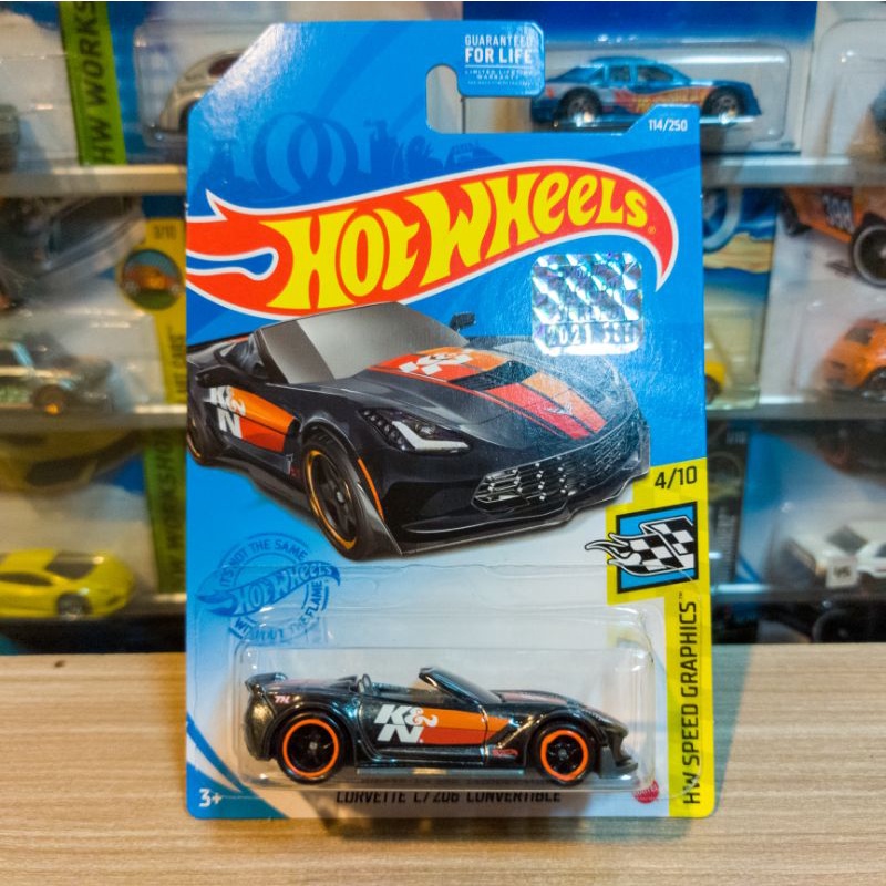 Hot Wheels Corvette C7 Z06 Convertible Super Treasure Hunt Ths