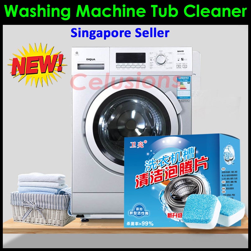【SG Seller】2 Boxes ️12pcs Washing Machine Drum Cleaner Tablets For ...