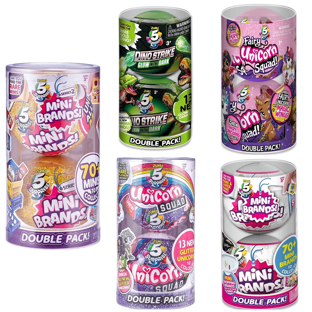 (READY STOCK) 5 Surprise Mini Brands Mystery Capsule Real Miniature ...