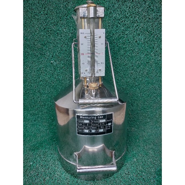 STAINLESS STEEL FUEL CALIBRATING BUCKET 10 LITERS (WITHOUT DOE ...