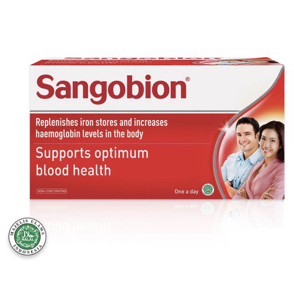 SANGOBION Iron Supplement (25 x 4s) Exp Date: 06/2025 | Shopee Singapore