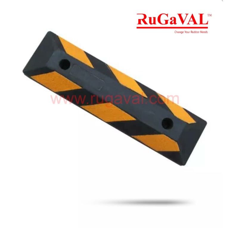 Rubber Wheel Stopper WS100, Size: 560mm L x 160mm W x 100mm THK ...