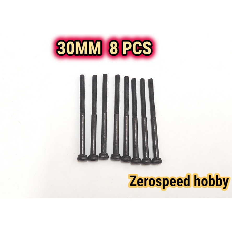 Tamiya Mini 4WD Allenkey Half Thread Screw 8 PCS【30 mm】 | Shopee Singapore