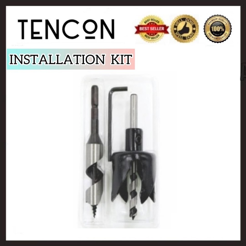 Lock Installation Kit Wood Door Lock Installation Hole Saw Kit ...