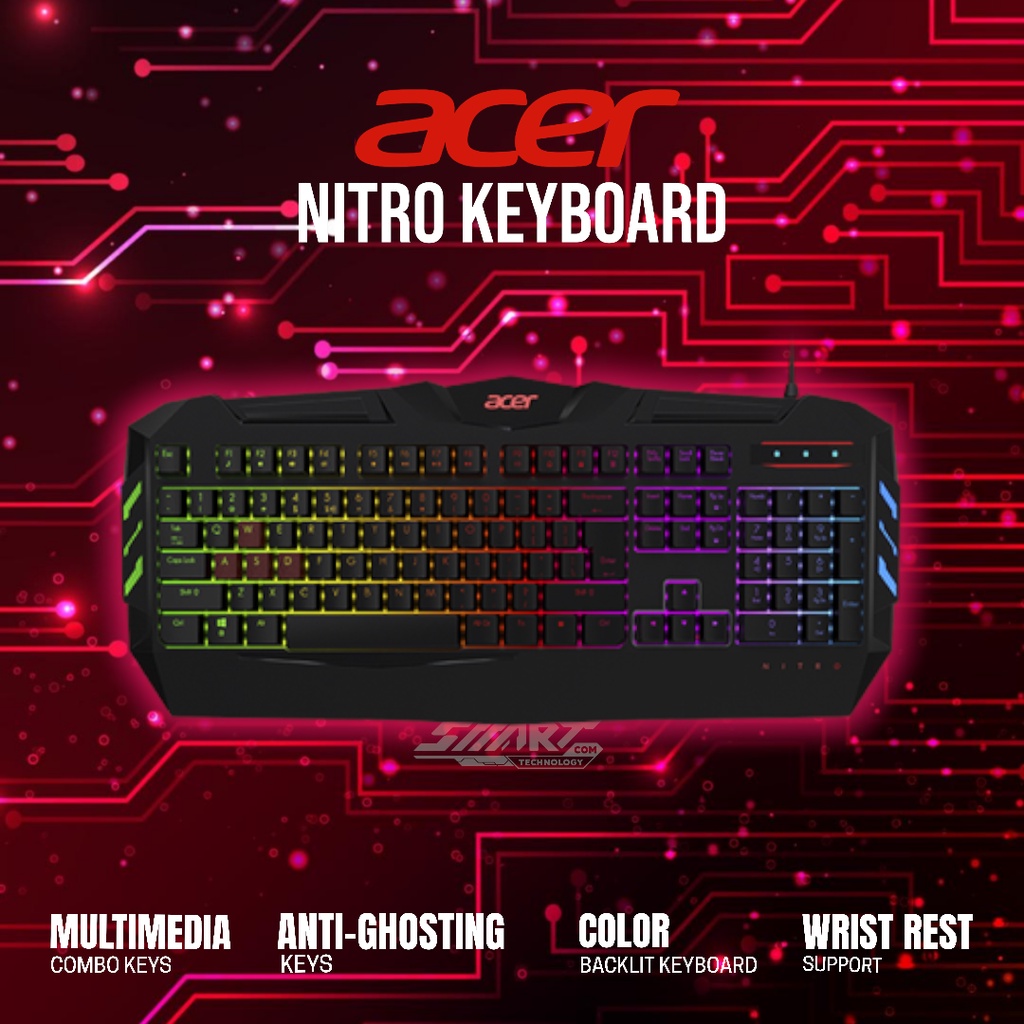 Original Acer Nitro NKB810 Gaming Keyboard | Shopee Singapore