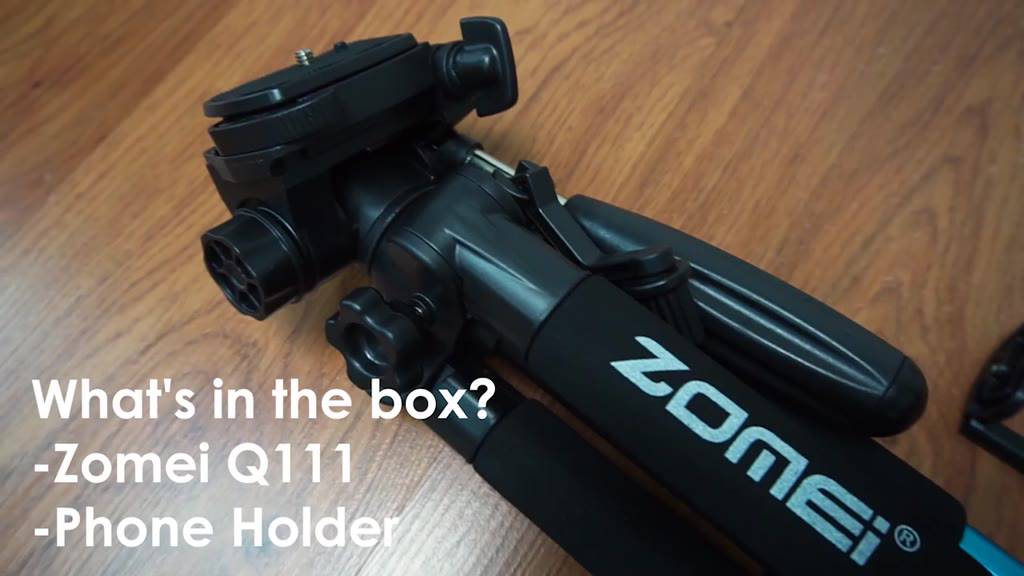 ZOMEI Q111 Profesional Lightweight High Quality Aluminium Tripod Stand ...