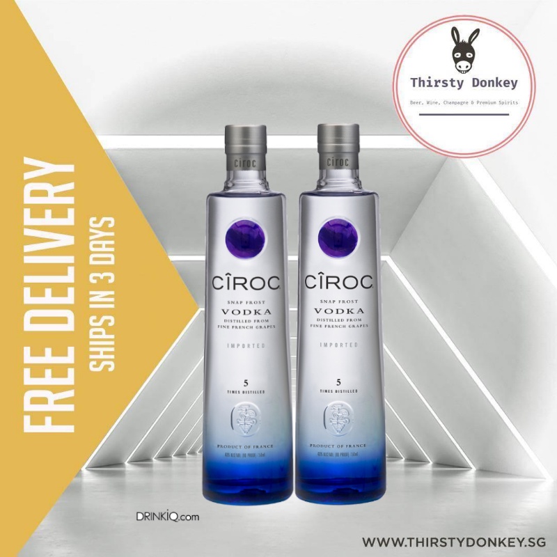 Ciroc Vodka 700ml (Bundle of 2) | Shopee Singapore