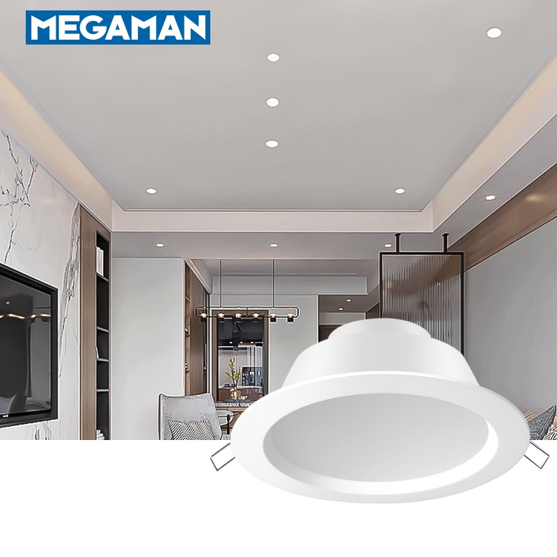 Megaman LED Slim Ceiling Downlight Lamp SIENA 8" R200 27W 6500K 90D ...