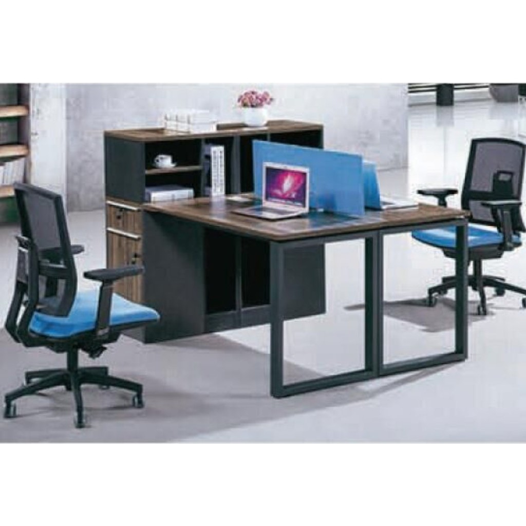 B33-02 Office Computer Table with Partition/Workstation(System ...
