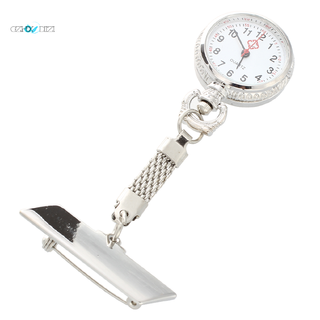 Nurse Watch Quartz Movement with Brooch Pin | Shopee Singapore