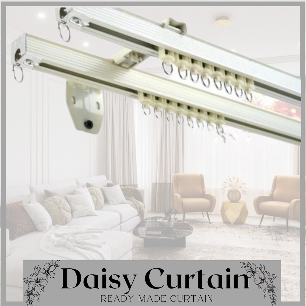 Rel Langsir Aluminium Single Track (Curtain Track / Single Track ...