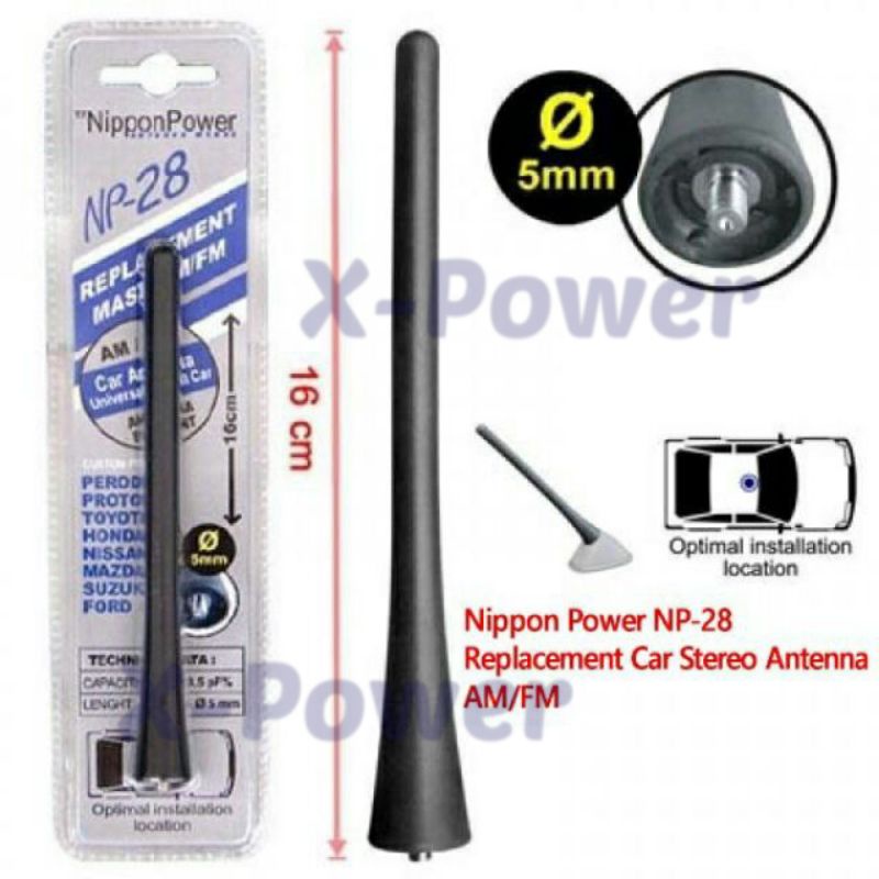 Car Roof Radio Antenna Pole Mast Perodua Myvi Alza Proton Waja Persona Vios Wish Swift (Nippon ...